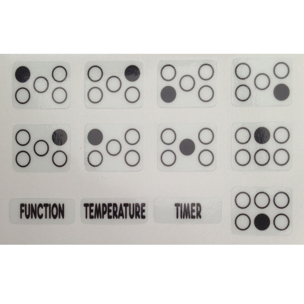 Cooker Oven Stove Range Hob Stickers Symbols Replacement Labels Knob D ...